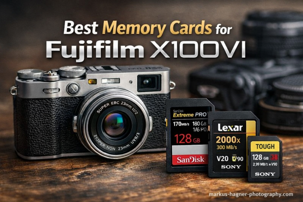 8 Best Memory Cards for Fujifilm X100VI (May 2026) Guide & Reviews