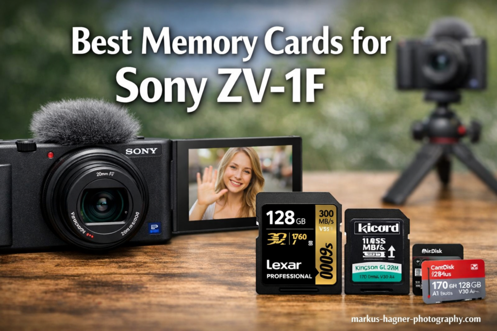 11 Best Memory Cards for Sony ZV-1F (May 2026) Tested & Reviewed