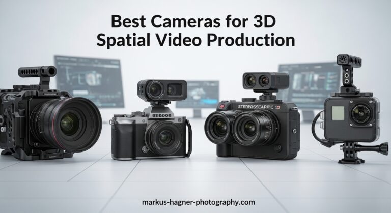 6 Best Cameras for 3D Spatial Video Production (May 2026) Guide