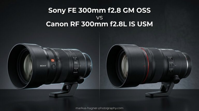 Sony FE 300mm f2.8 GM OSS vs Canon RF 300mm f2.8L IS USM (May 2026) Guide
